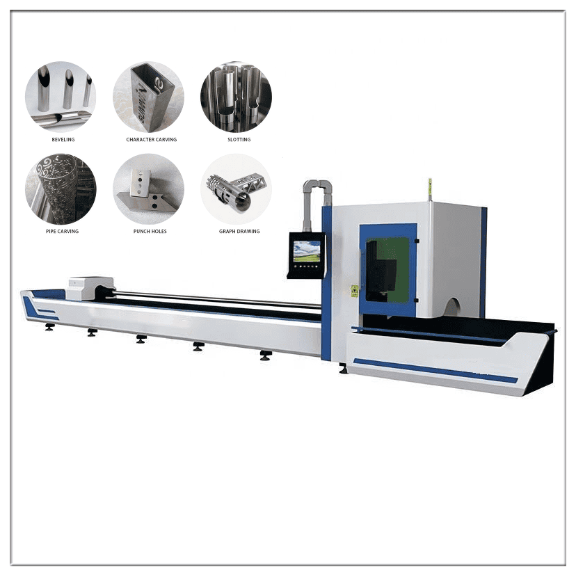CNC Fiber Laser Cutting Machine For Metal Pipe & Tube - CNC Metal Machine Manufacturer